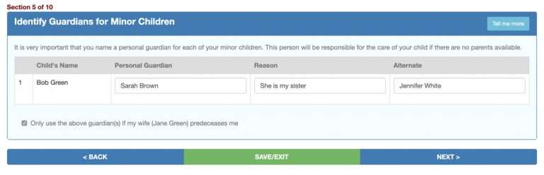 What should be included in a Will if you have children?