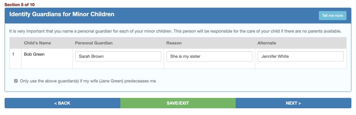 What should be included in a Will if you have children?